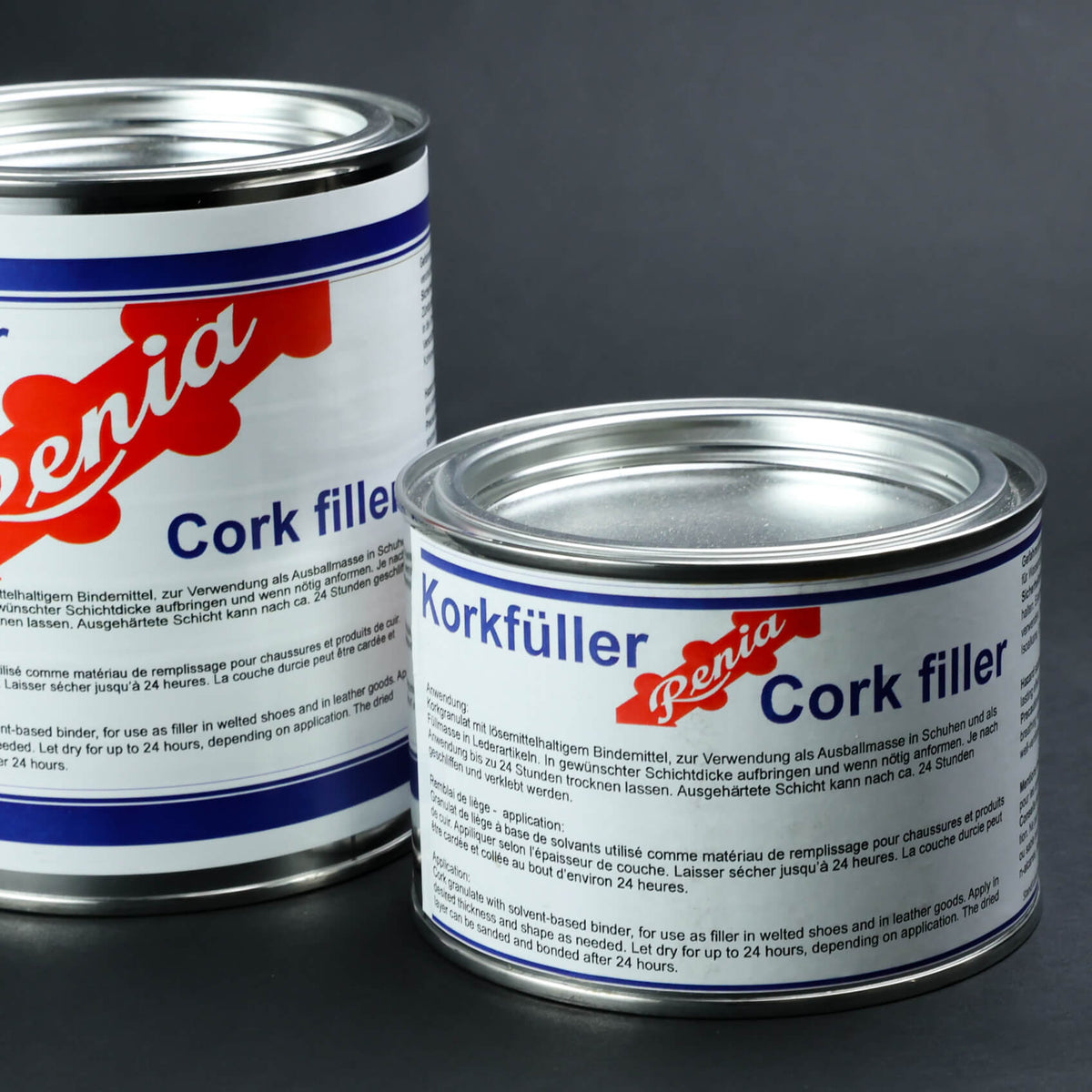 Renia Solvent-Based Spreadable Cork Filler – District Leather Supply