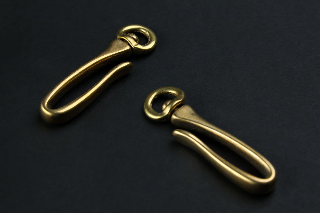 Japanese Brass Swivel Fishhook – District Leather Supply