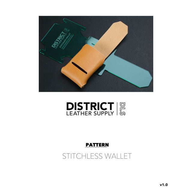 DLS Standard Digital Pattern - Stitchless Wallet – District Leather Supply
