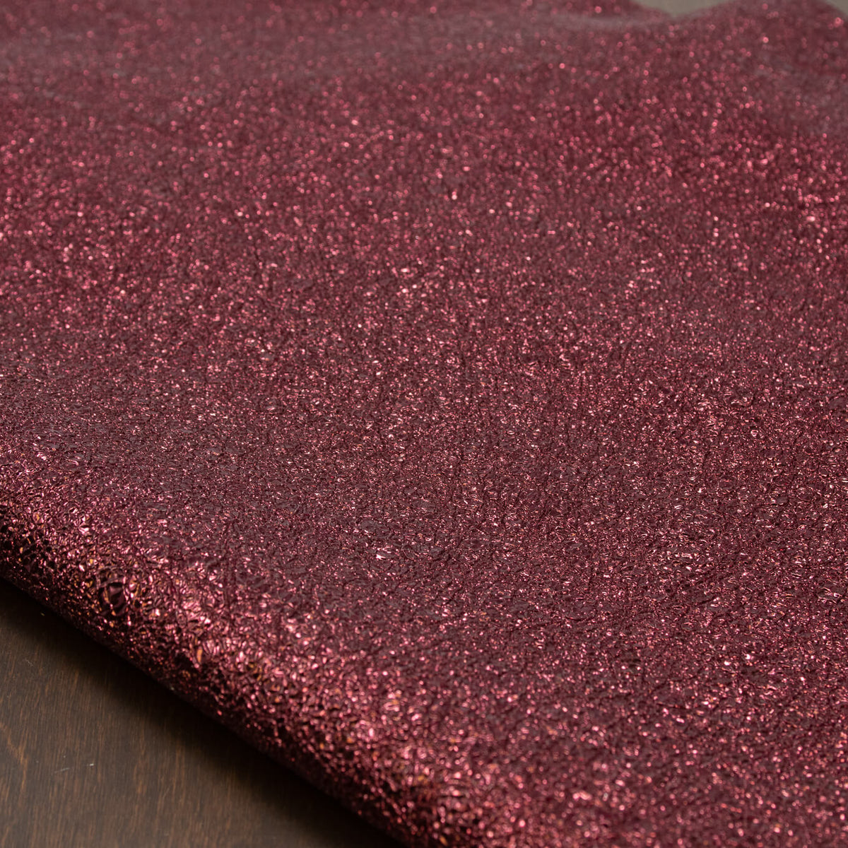 Crinkle Metallic Lamb, Black Cherry (Italy) – District Leather Supply